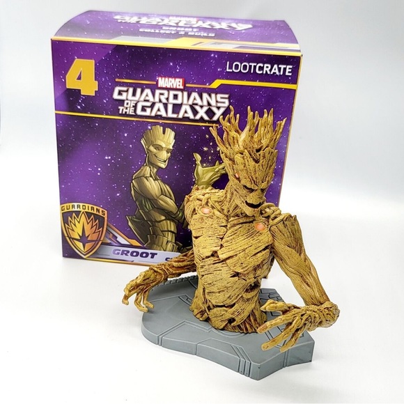 Toys | Marvel Lootcrate Guardians Of The Galaxy Groot Figure Collect ...